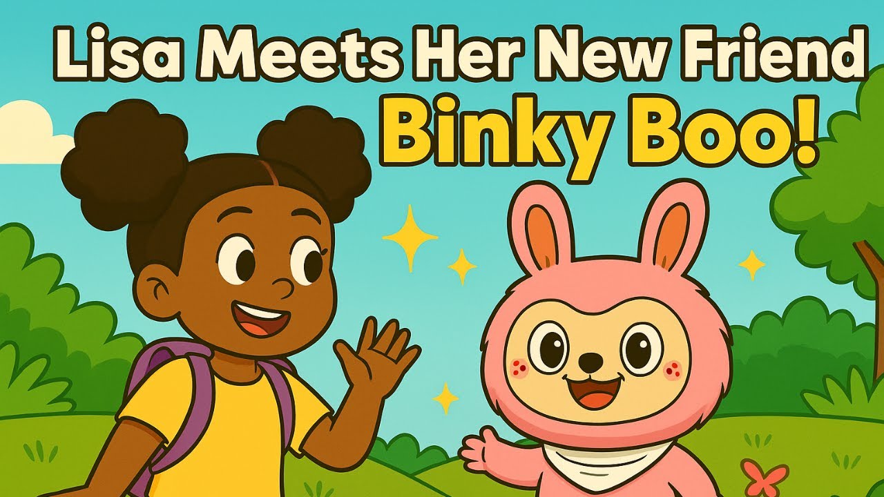 Lisa Meets Her New Friend Binky Boo | Heartwarming Kids Storytime ...