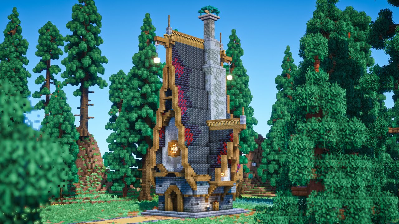 Medieval Tall House Tutorial - Minecraft #21 - YouTube