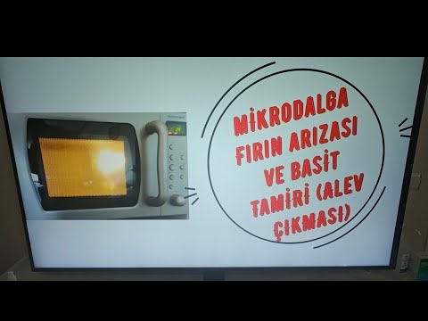 Mikrodalga Alev çıkarıyordu fırın arızasını tamir ettik içini komple size göstermek istedik