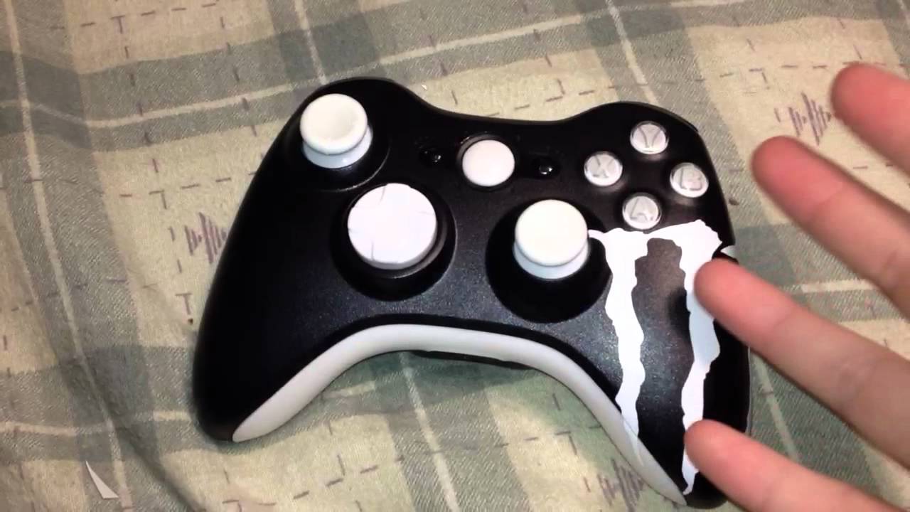 Custom Monster Xbox 360 Controller - YouTube