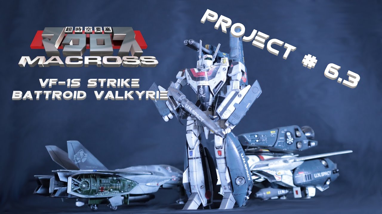 Macross VF-1S Strike Battroid Valkyrie 1/72 scale from Hasegawa - YouTube