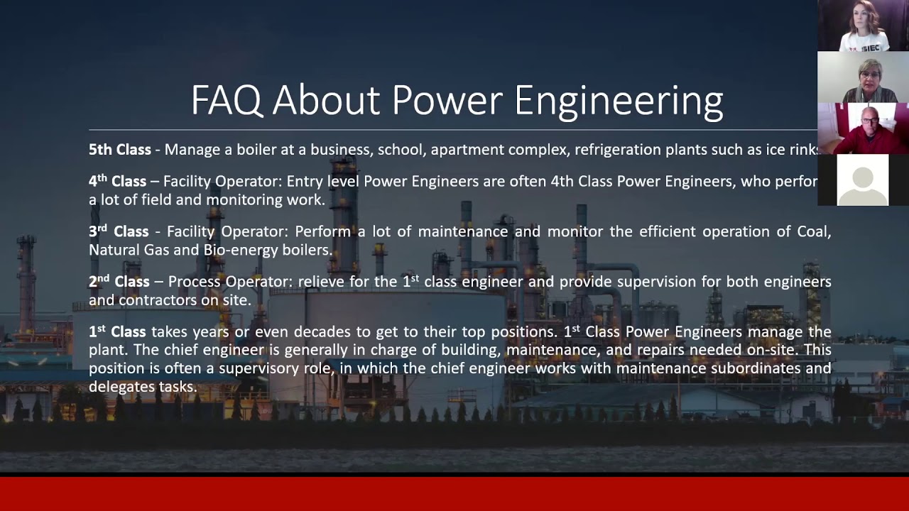 Power Engineering Information Session - YouTube
