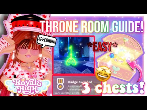 {EASY} THRONE ROOM SPEEDRUN AND GUIDE + 3 CHESTS 😱 🏰|| Roblox Royale ...