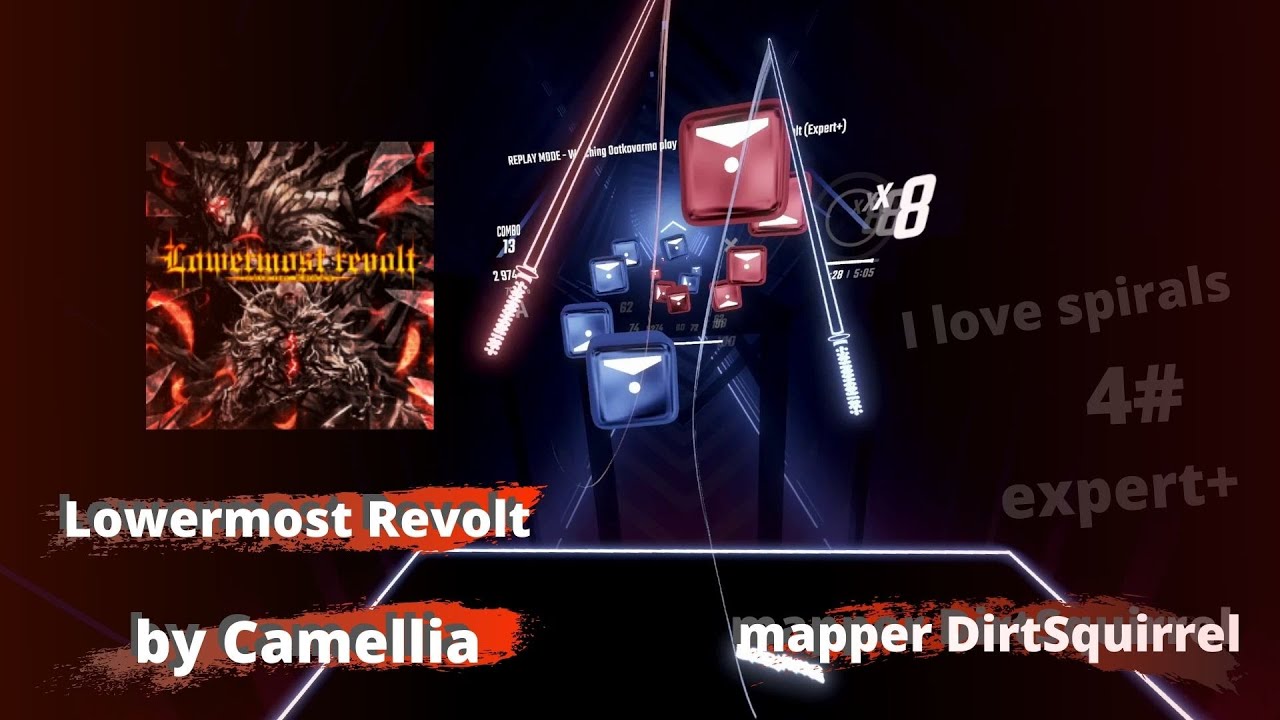 Top 4# Beat saber Lowermost Revolt by Camellia mapper DirtSquirrel ...