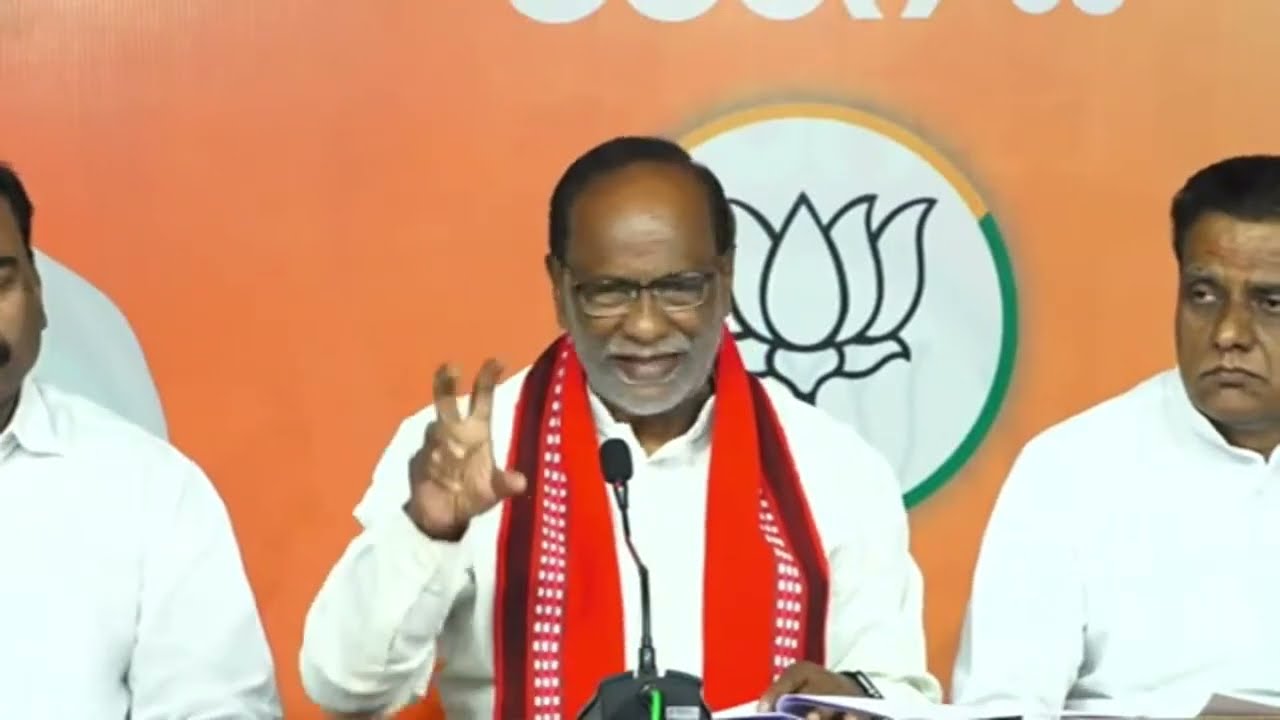 Dr.K Laxman MP, National President Pressmeet || - YouTube