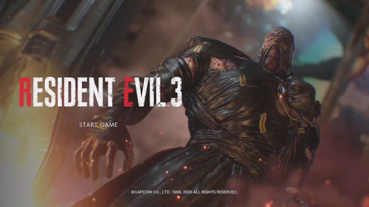 Resident Evil 3 Remake Title Screen Fixed - YouTube