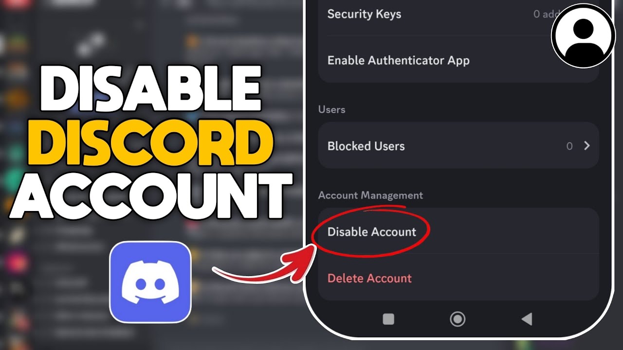 How to Deactivate Your Discord Account (2024) - YouTube