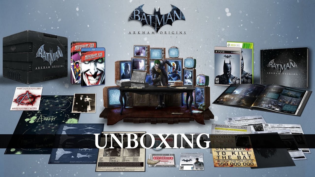 Unboxing - Batman: Arkham Origins Collector's Edition - YouTube
