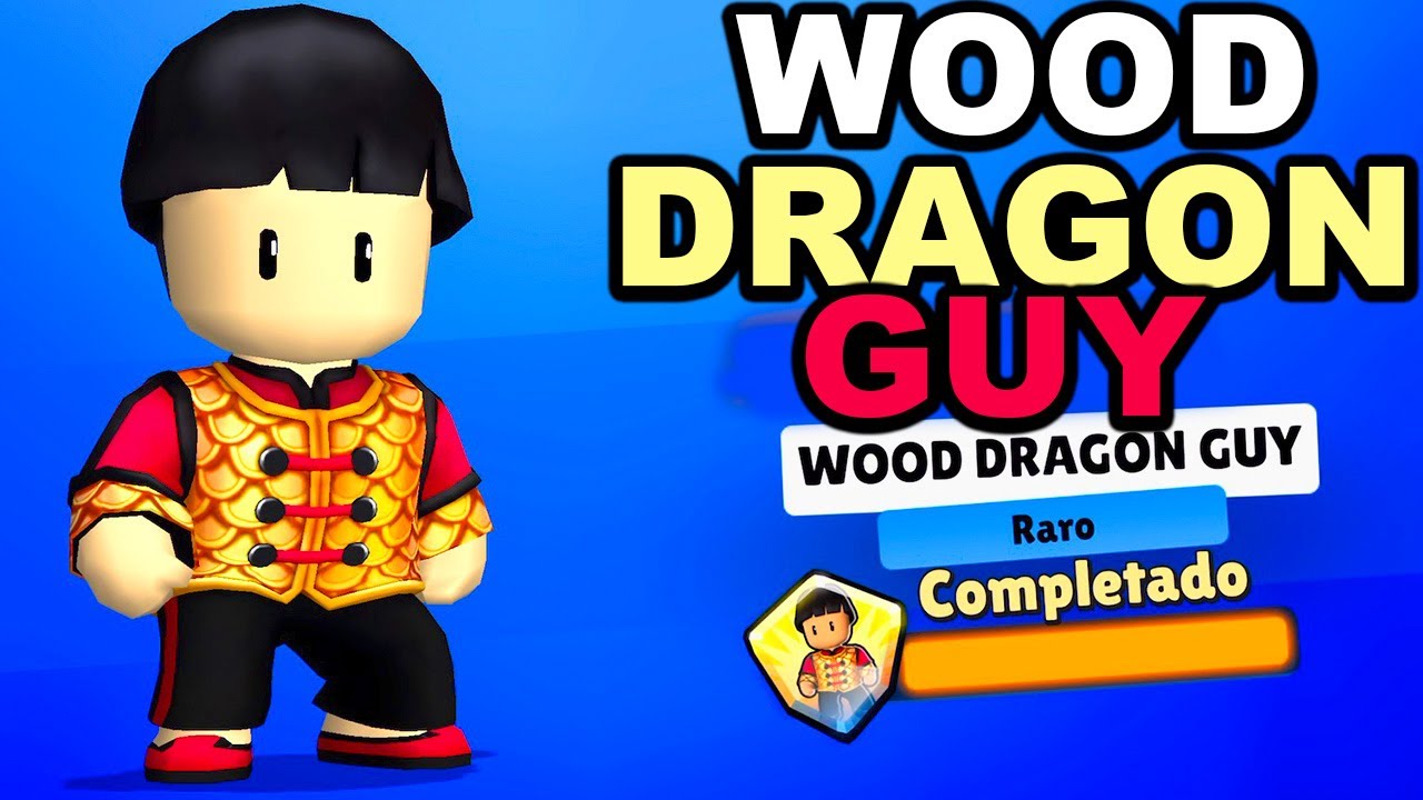 Conseguimos la Nueva SKIN de WOOD DRAGON GUY!!! | Stumble Guys - YouTube