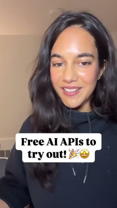 These are great free AI APIs that you can use to build a side local project! #Swe #coding - YouTube