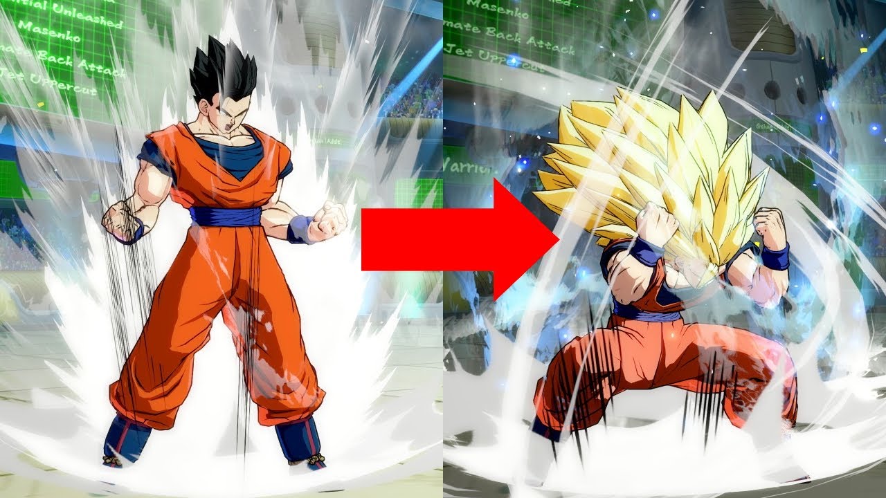 Transformations MID COMBO (DBFZ ULTRA) - YouTube