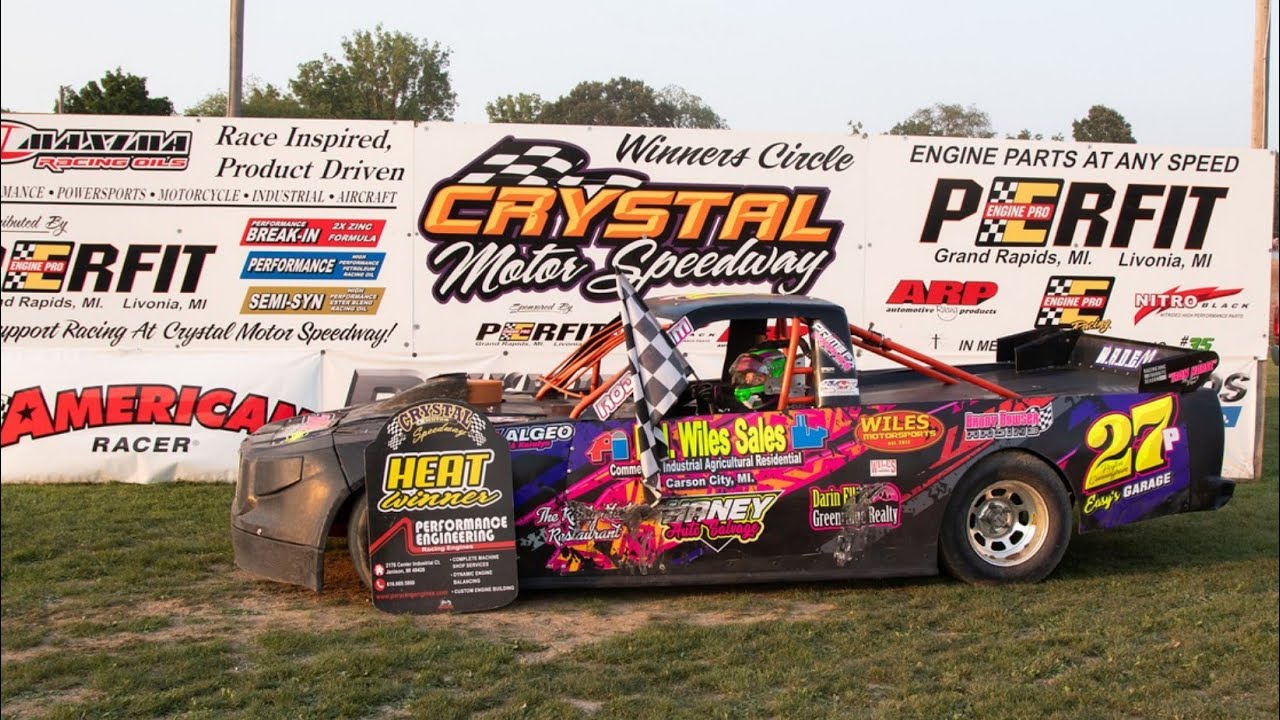 All those first checkered flag feelings at Crystal Motor Speedway! 🏁 ...