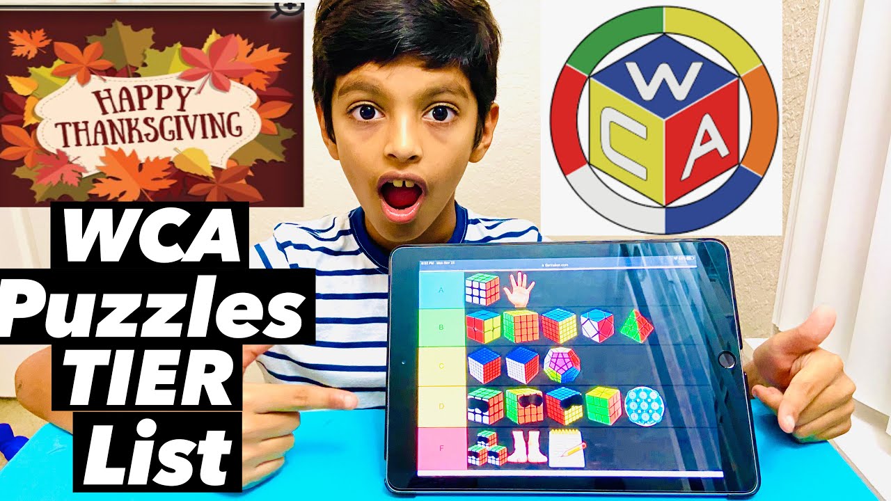 WCA puzzles tier list | Ranking WCA events #WCA #tier #SpeedCuberNIVIN ...