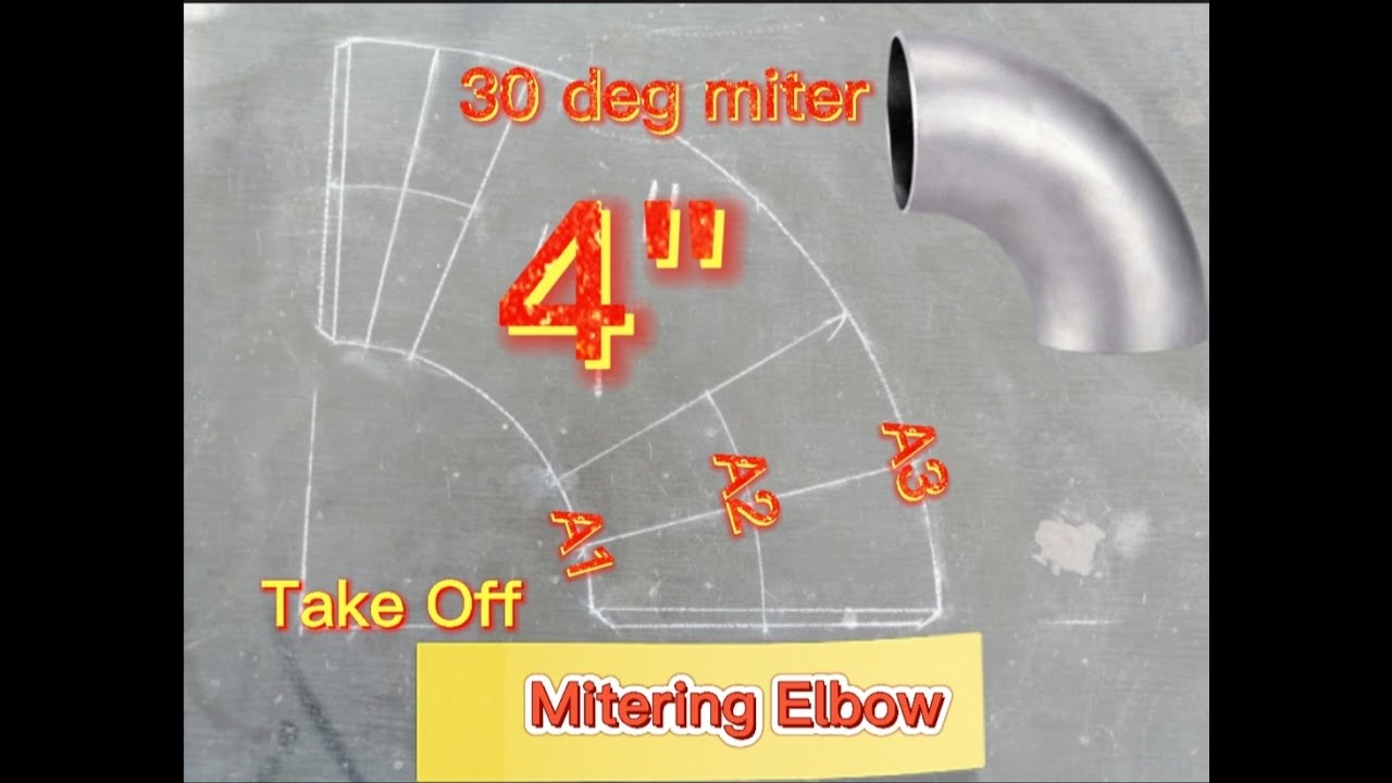 How to miter elbow and formula... - YouTube