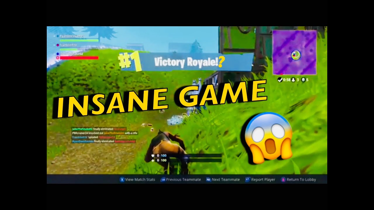 INSANE SQUAD FINISH...DOWN TO THE WIRE!!!! ( Fortnite Battle Royale ...