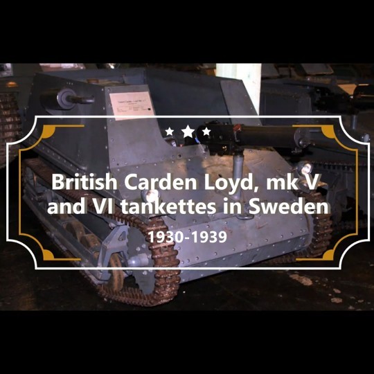 British Carden Loyd Tankettes In Sweden 1930-39. Mk V and mk VI - YouTube