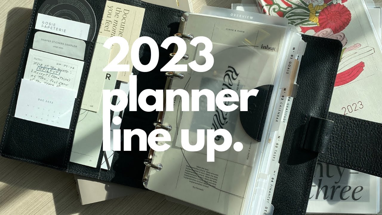 2023 planner lineup | edc, memory keeper, catch-all notebook, + faith ...