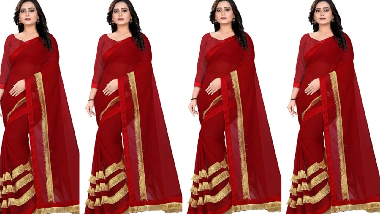 न्यू साड़ी कलेक्सन| saree collection| nai design ki sadi |saree design ...