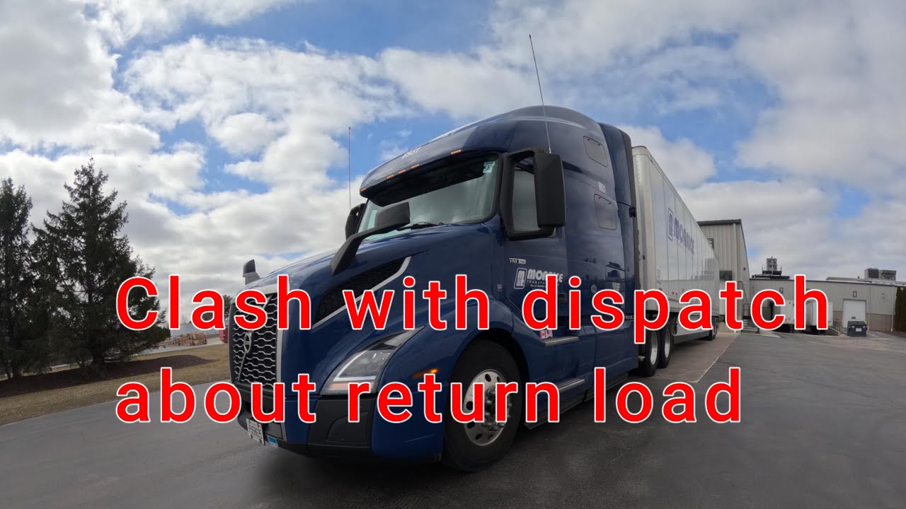 #vlog#10| clash with dispatch about return load | - YouTube