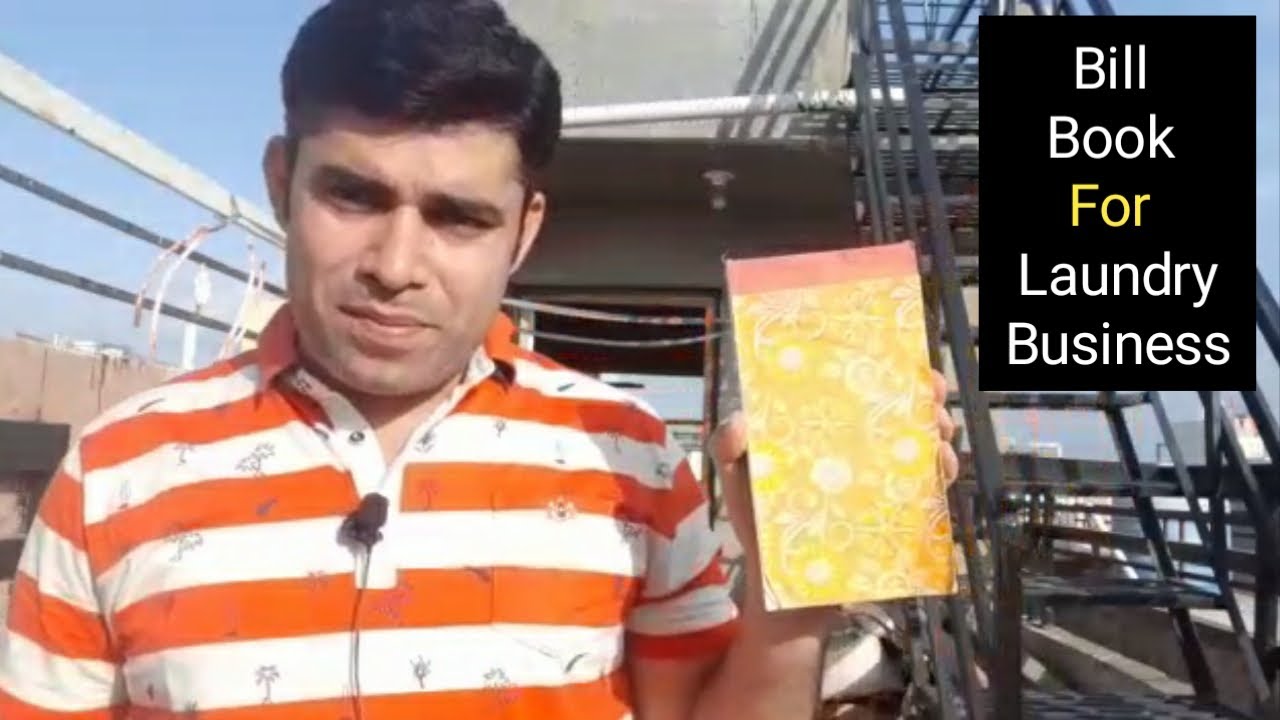 New Bill Book For Laundry Shop, Bill Book For Drycleaning Business ...