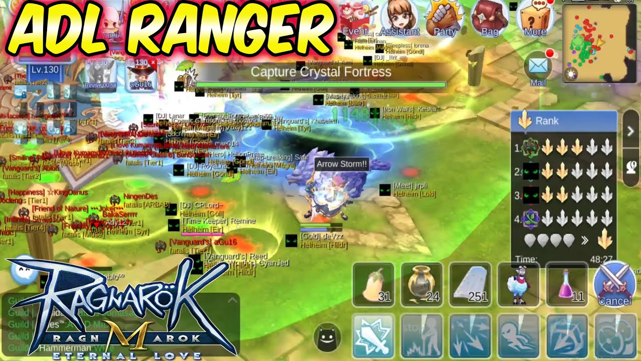 ADL Ranger WOE-WOC Gameplay | Ragnarok Mobile Eternal Love - YouTube