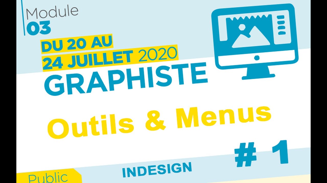 Tutoriel InDesign 1 - Outils & Menus - YouTube