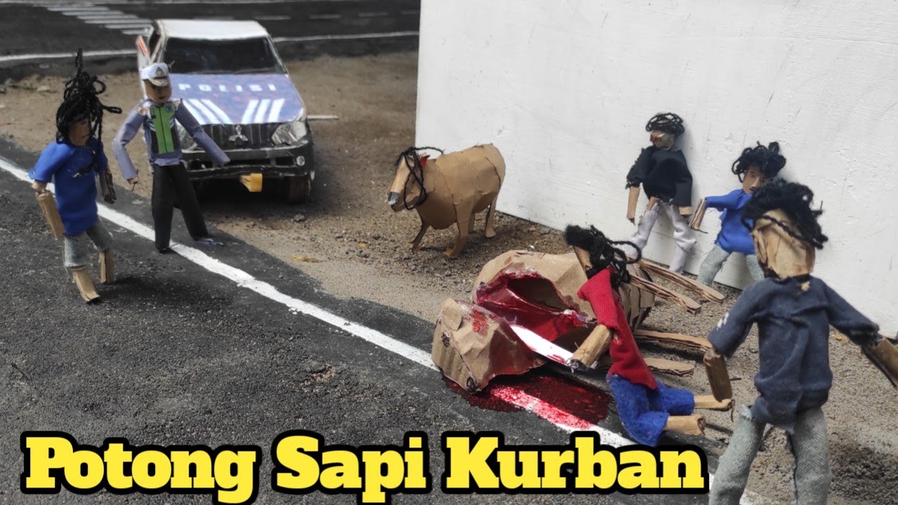 Sapi Ngamuk 🔥Potong Sapi Kurban versi miniatur truk - YouTube