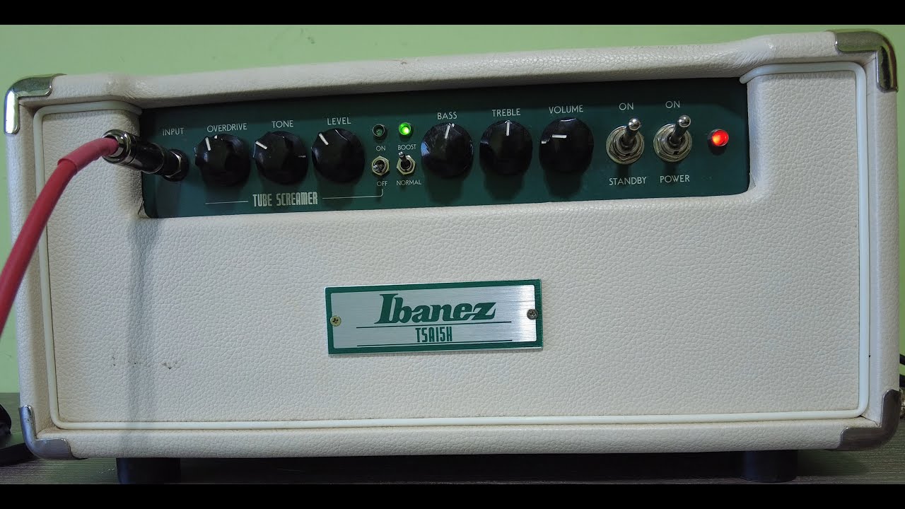 Ibanez Tube Screamer T5A15H Guitar Amp Head - YouTube