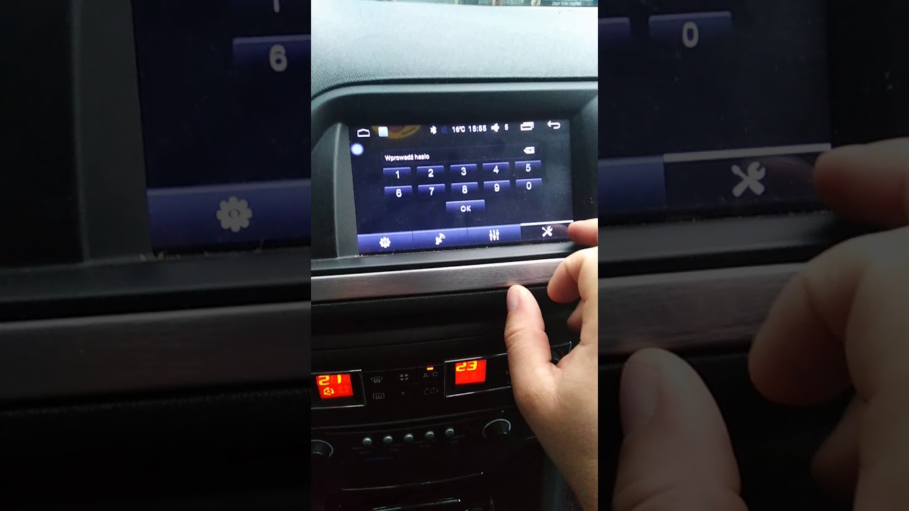 Citroen c5 x7 Android radio kod - YouTube