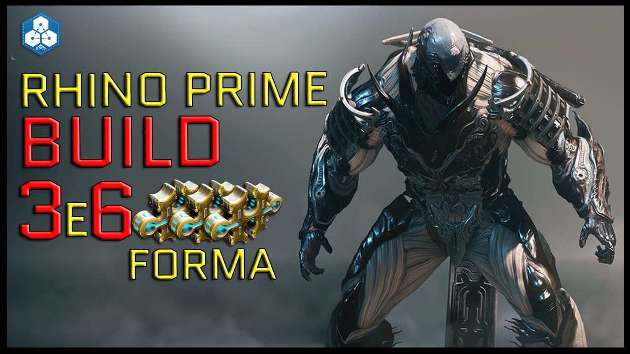 Warframe - Rhino Prime Build - Speed, Rhino Stomp, Iron Skin, Buff ...