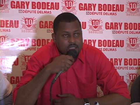 Gary Bodeau lors du lancement de sa campagne à la députation de Delmas ...