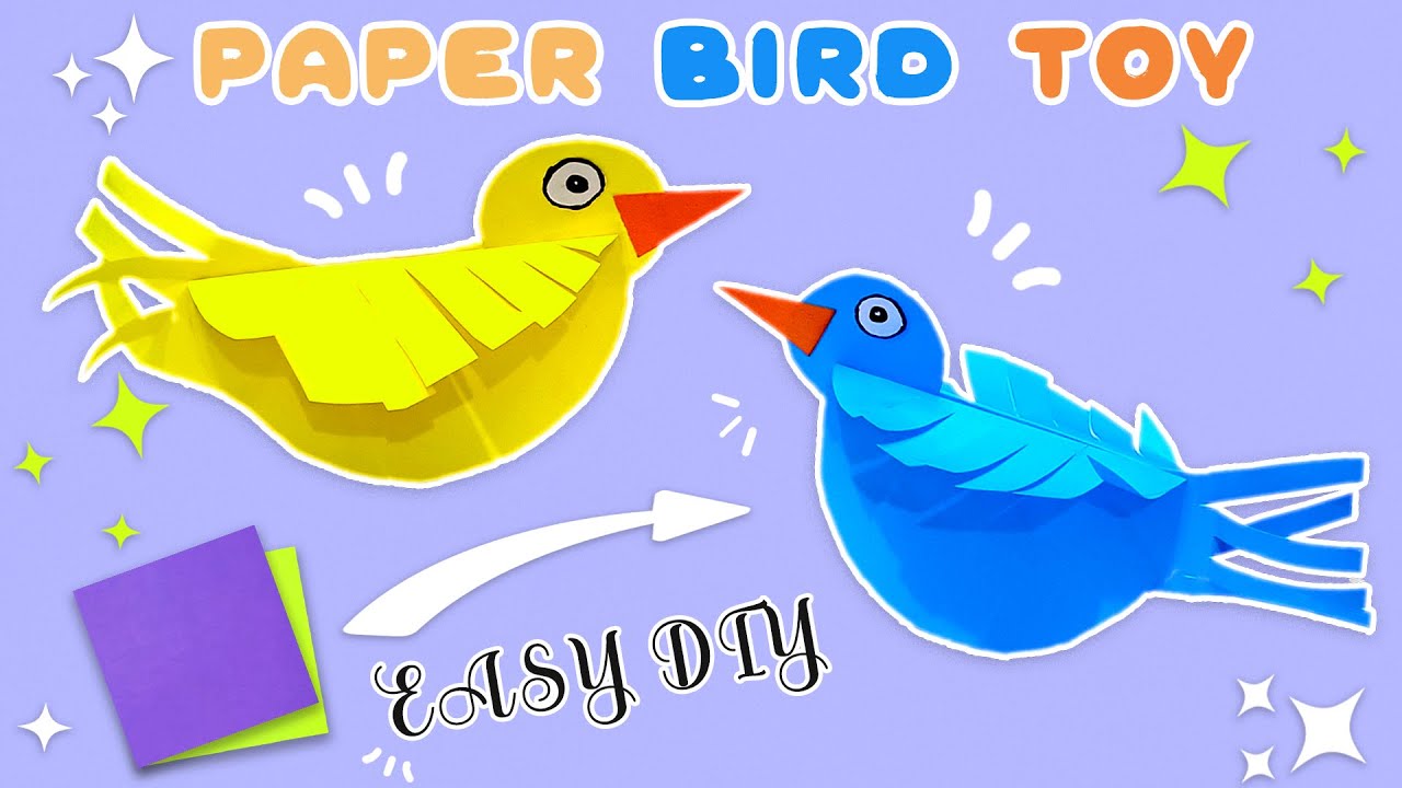 Easy paper birds | How to Make an Easy Origami Bird | DIY Paper Bird ...