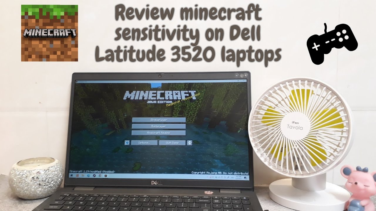 Review Minecraft sensitivity on Dell Latitude 3520 laptops 🎮 - YouTube