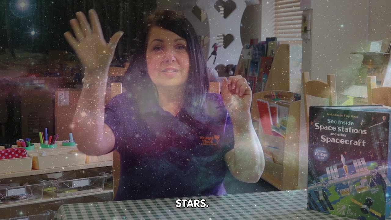 Learn space themed Makaton signs - YouTube