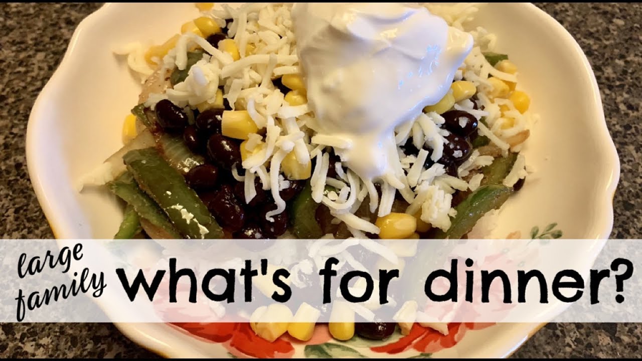 LARGE FAMILY WHAT'S FOR DINNER & DESSERT! || MADE FROM SCRATCH || REAL ...