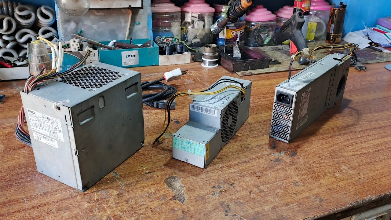 How To Convert Computer Power Supply Into 12 Volt Insecure Voltage For ...