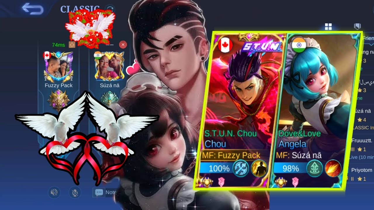 PLAYING CLASSIC WITH CUTE GIRL / CHOU X ANGELA / CHOU BEST BUILD FOR ...