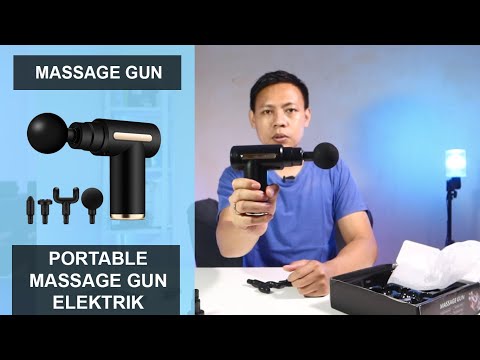 Massage Gun Electric Portable Rechargeable | Alat Pijat elektrik portable