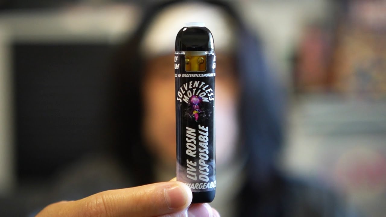 THE BEST LIVE ROSIN DISPOSABLE I'VE EVER HAD - YouTube