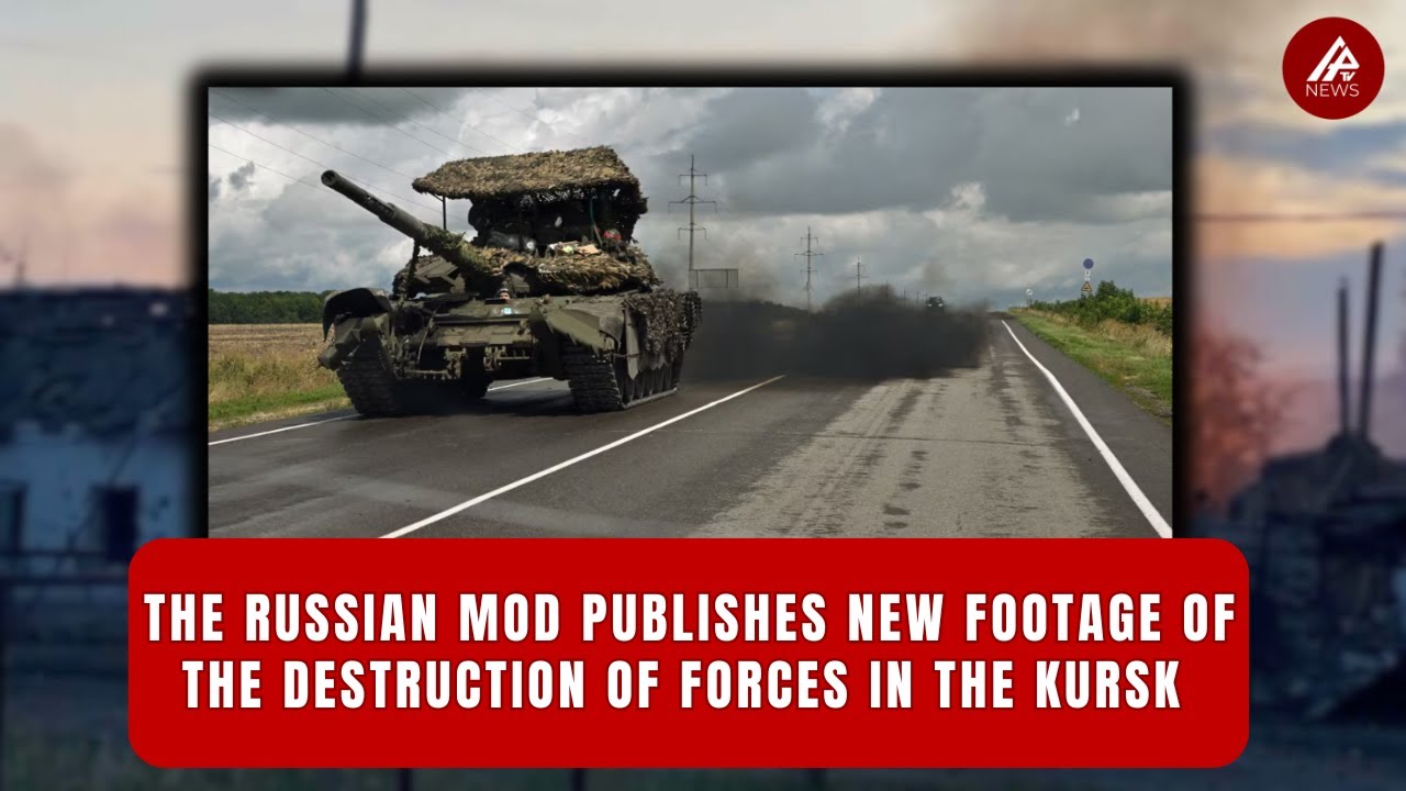 The Russian MOD publishes new footage of the destruction of forces in ...