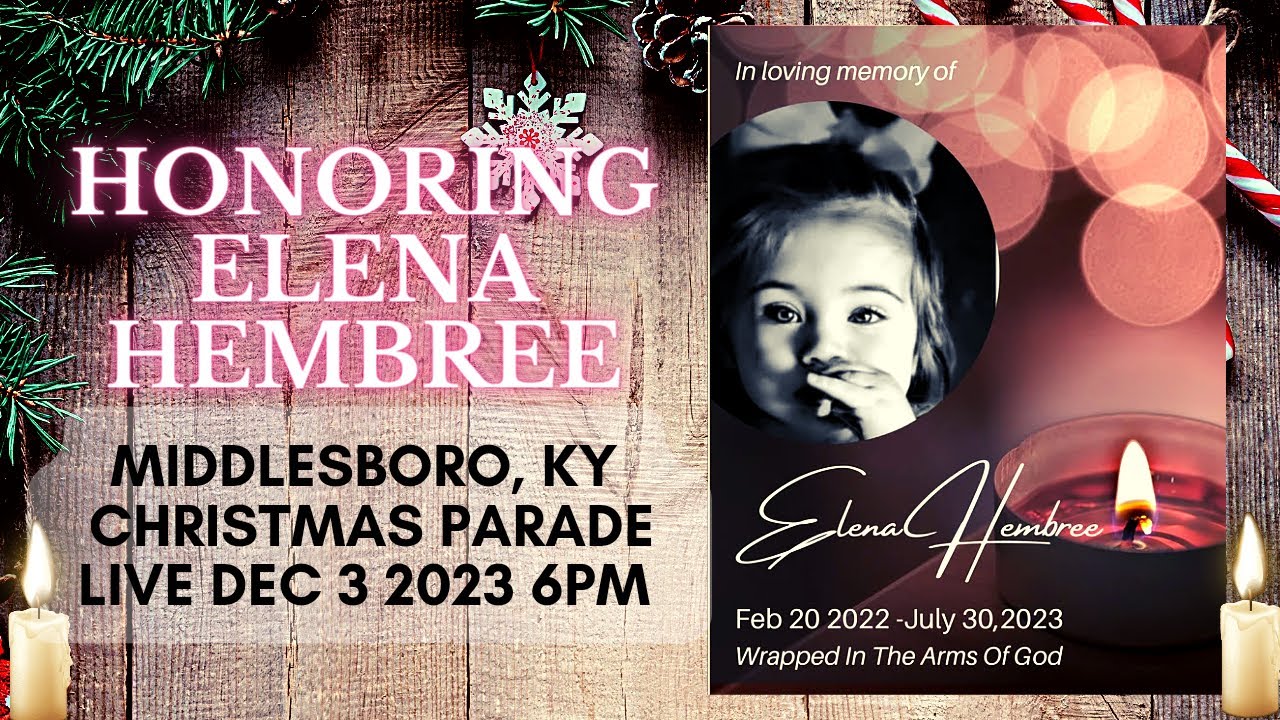 🎄 LIVE 🎄 W/CRYSTAL TO HONOR ELENA HEMBREE 🎄 XMAS PARADE 🎄 - YouTube