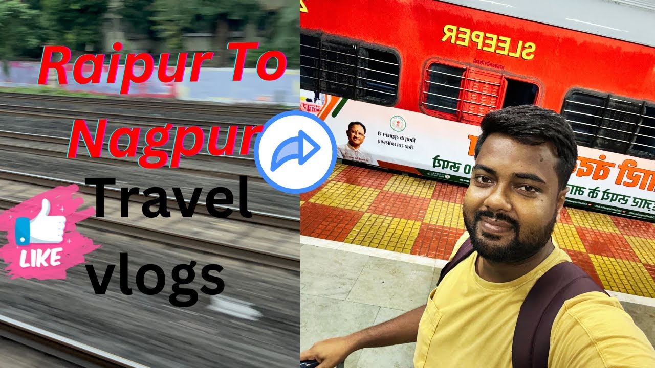 Intercity express! Bilaspur To Itwari Nagpur! Travel vlog - YouTube