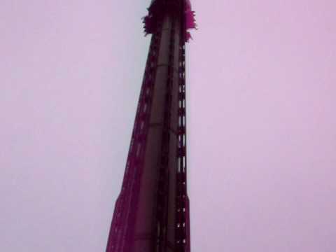 Giant Drop Six Flags Great America 2009 - YouTube