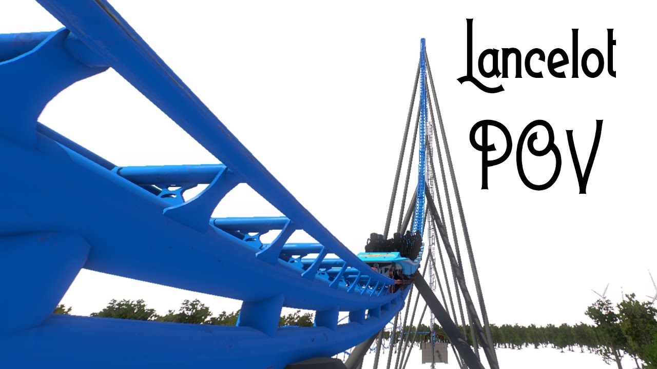 Lancelot- Launched Intamin Mega Coaster- Nolimits 2 Pro- 4k - YouTube