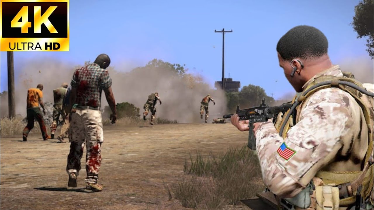 Zombie Apocalypse!! Zombie Army City - Zombie Survival (Part 121) 4K ...