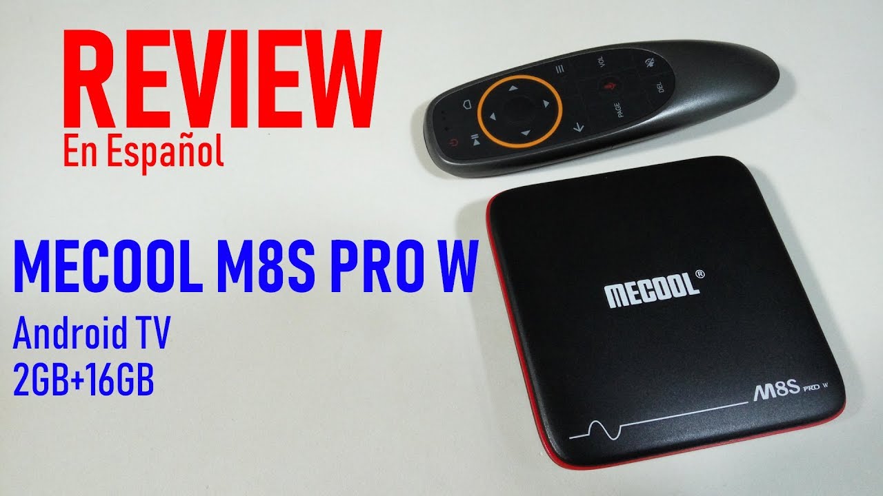 Mecool M8S Pro W Review, TV Box China con Android TV - YouTube