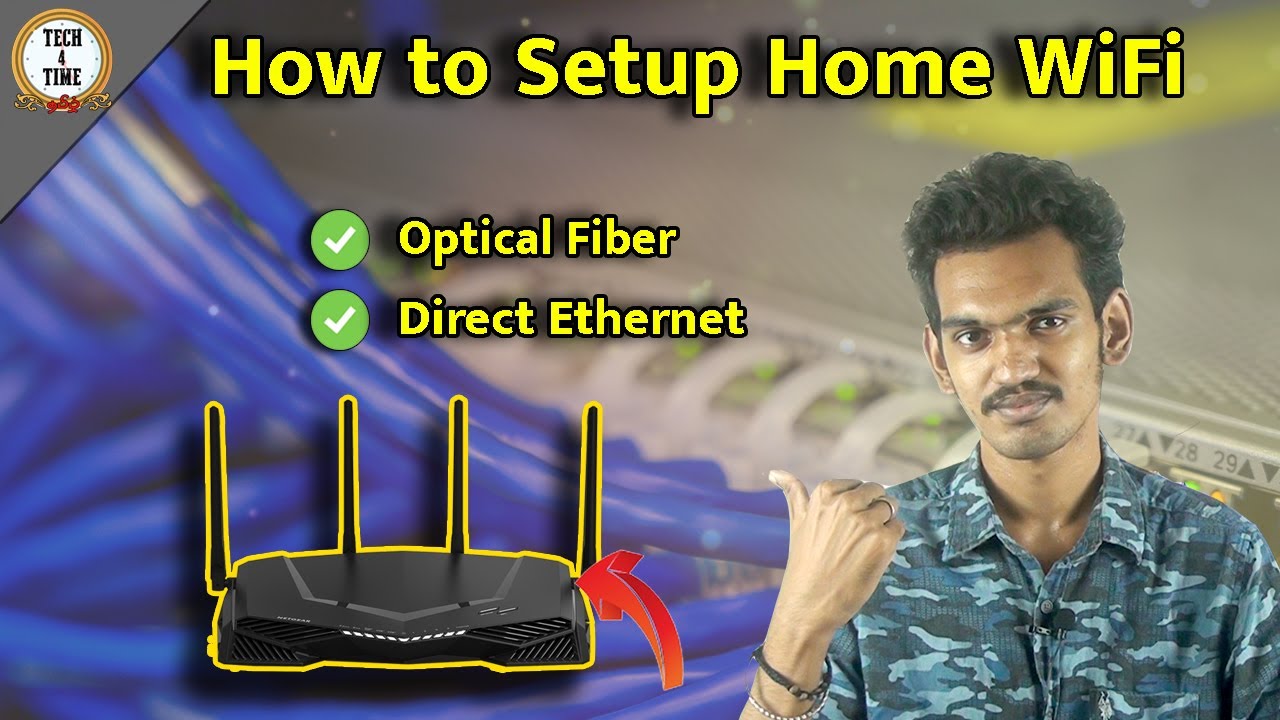 How to setup WiFi in home easily explained in Tamil - YouTube