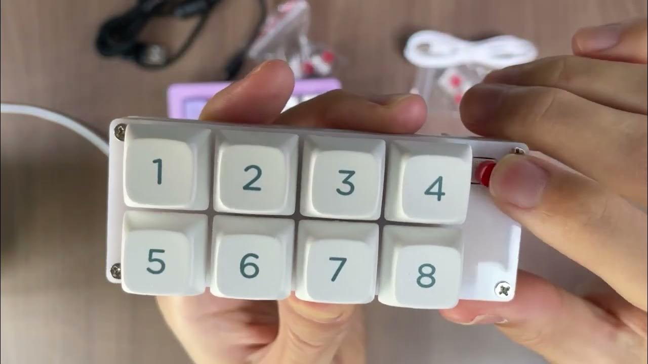 매크로 키보드 K808 , K806 (MECRO KEYBOARD) - YouTube