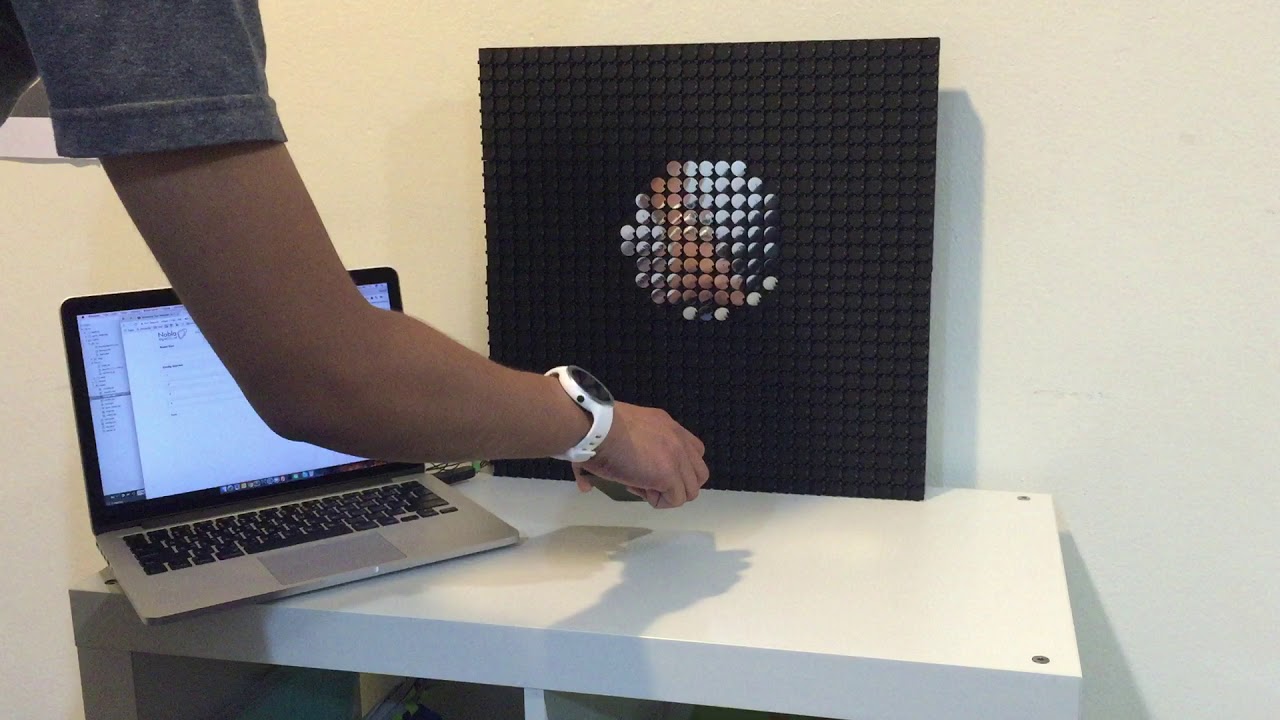 Flip Dot - Connect Mobile Sensor for Game - YouTube