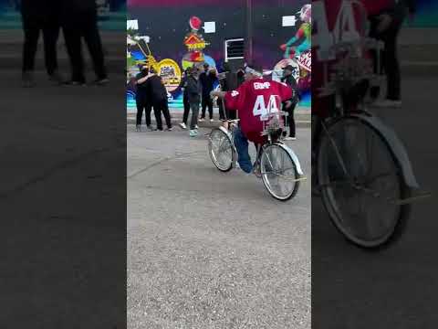 Santa Fe Klan uses our low rider bikes for his music video #Vuelo #473 #santafeklan in the #505 ￼